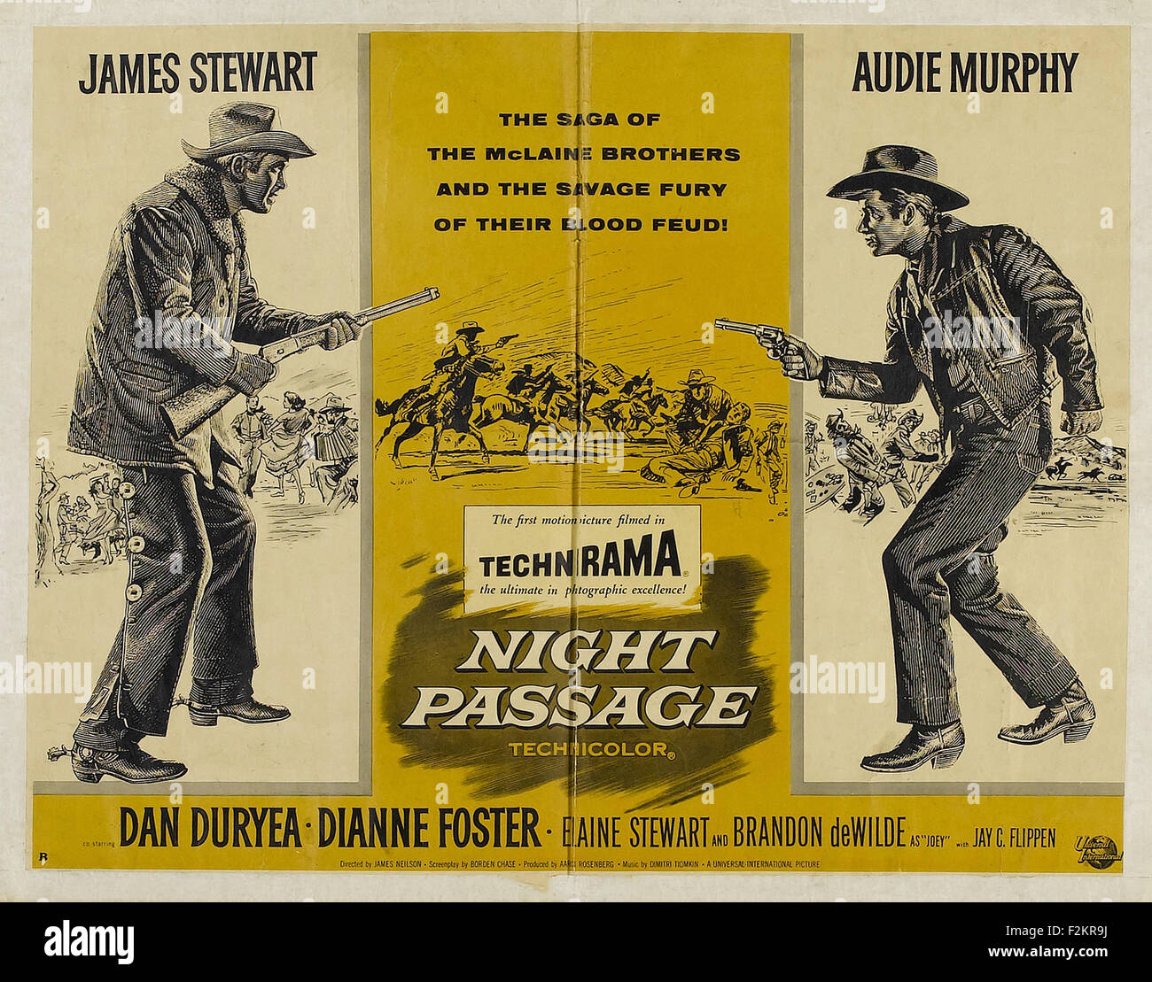 Night Passage - Movie Poster Stock Photo - Alamy