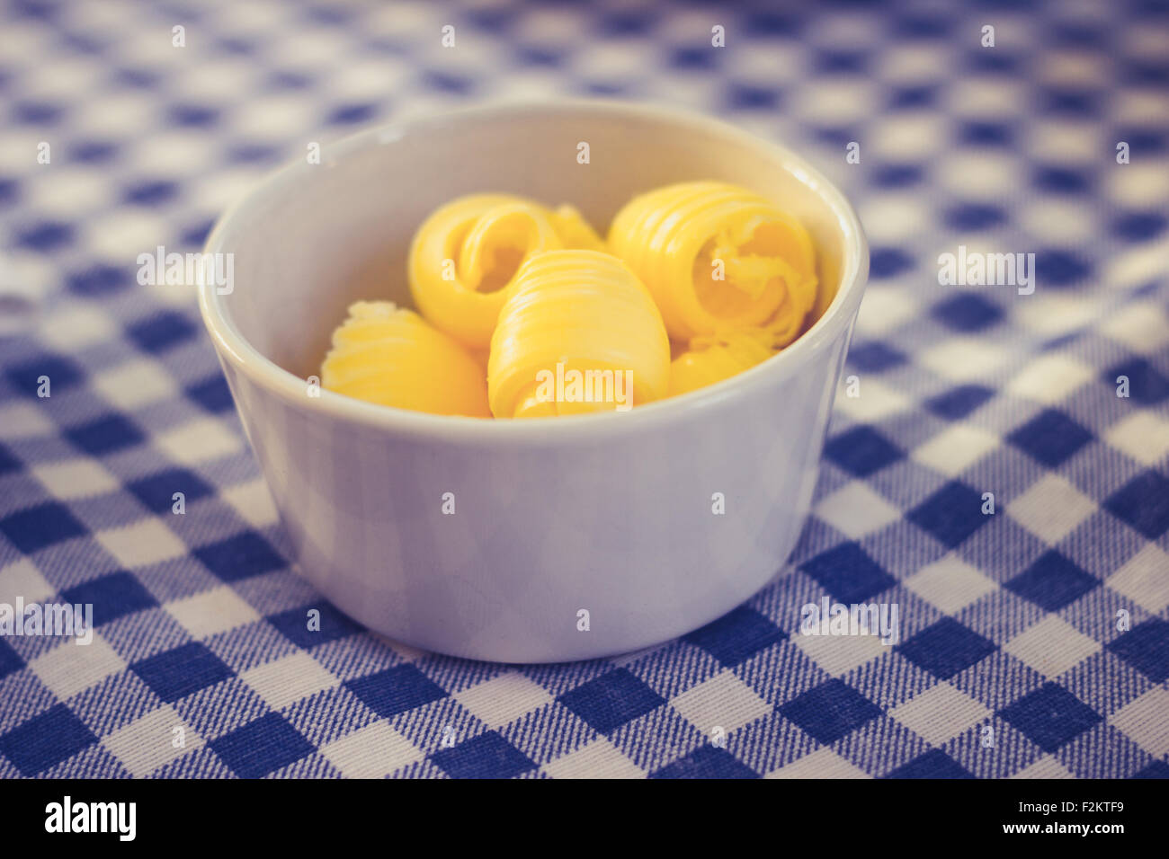 Butter on table Stock Photo - Alamy