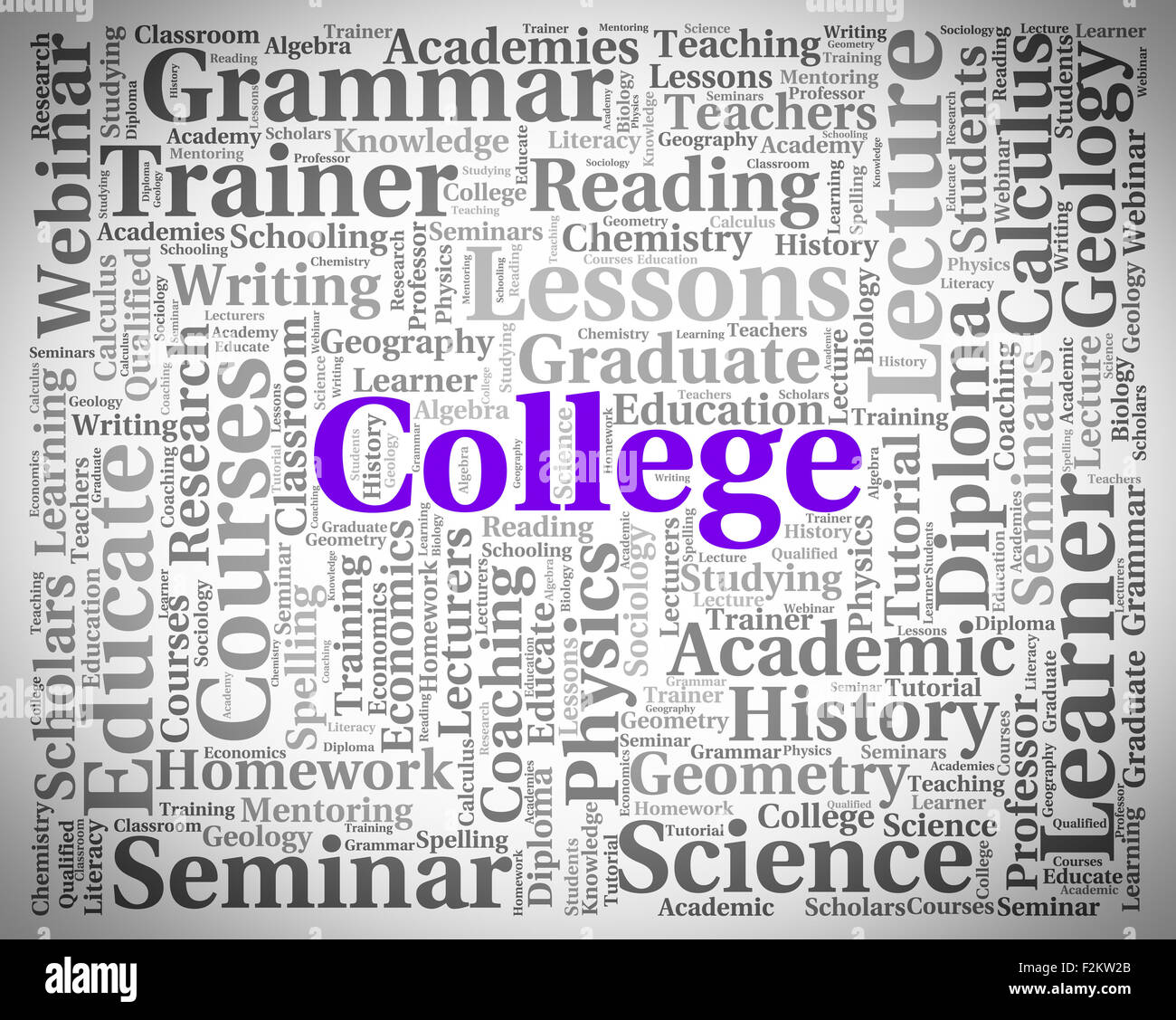 College word hi-res stock photography and images - Alamy