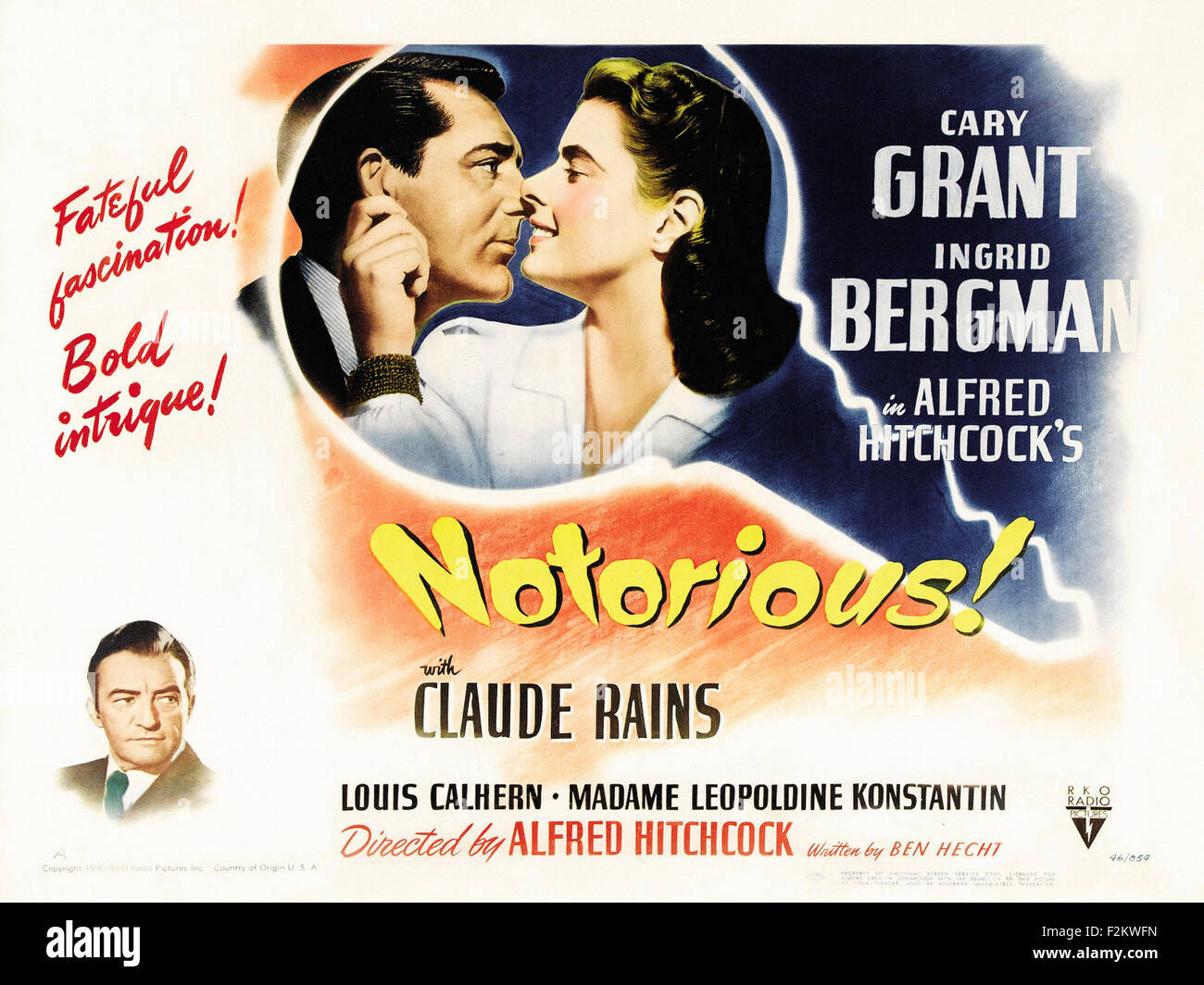 Notorious - Movie Poster Stock Photo - Alamy