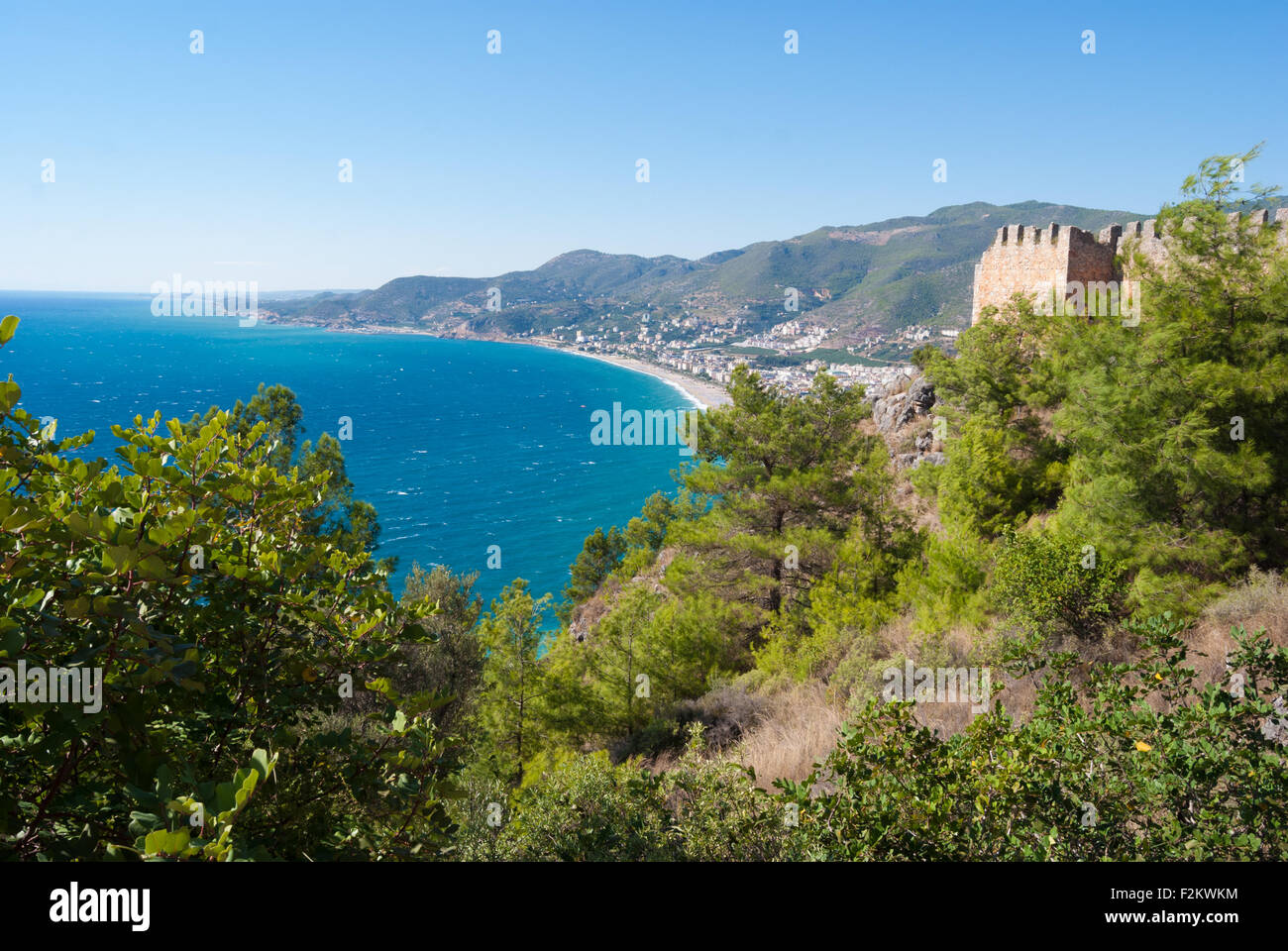 castle of Alanya Stock Photo - Alamy