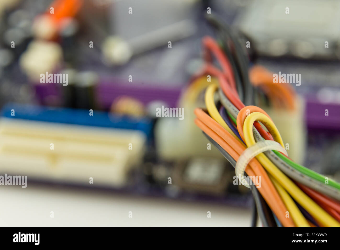 Computer wire components hi-res stock photography and images - Alamy