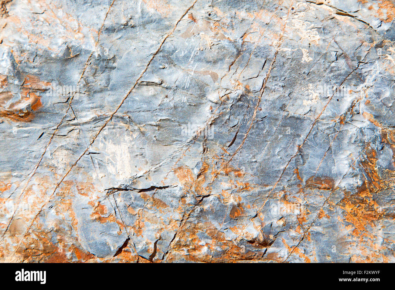 rocks stone and red orange gneiss in the wall of morocco Stock Photo ...