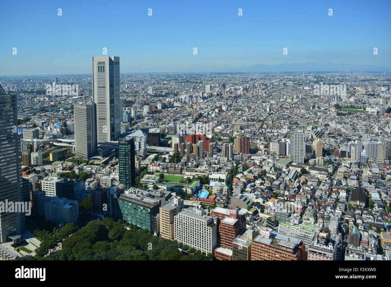 Aerial view. Tokyo Stock Photo - Alamy