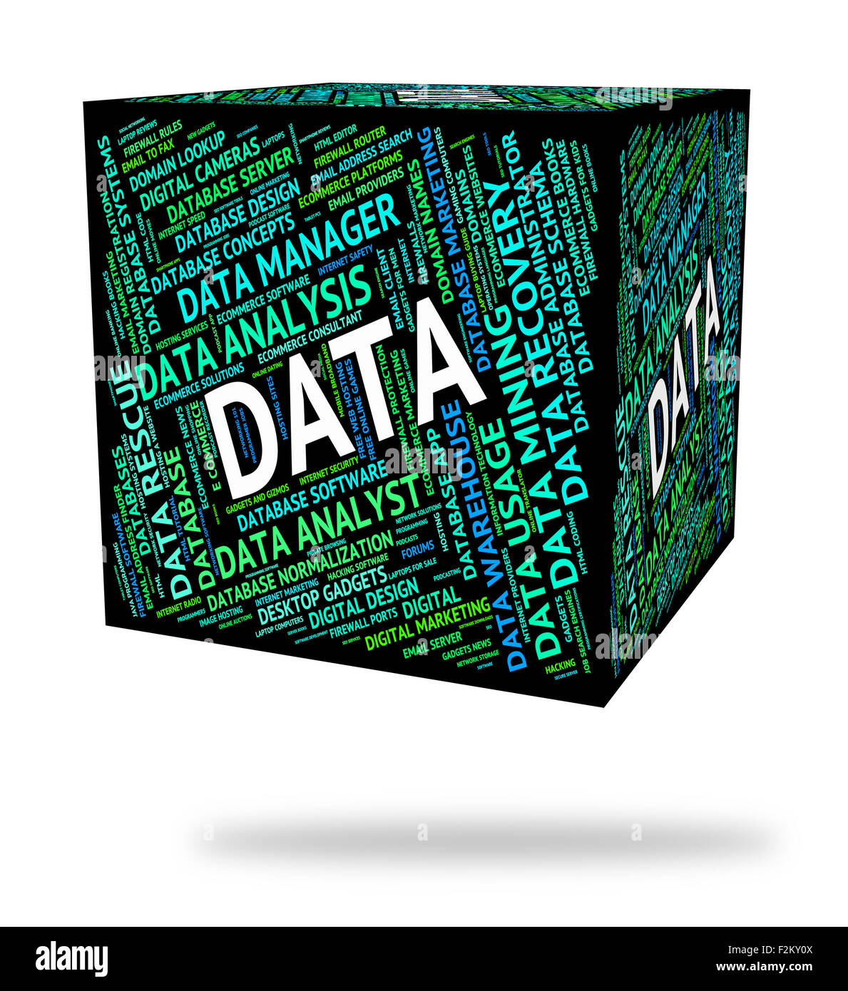 Data Word Indicating Text Technology And Bytes Stock Photo - Alamy