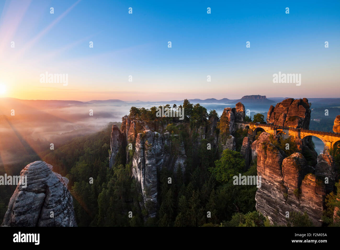 Germany, Saxony, Saxon Switzerland National Park, Elbe Sandstone ...
