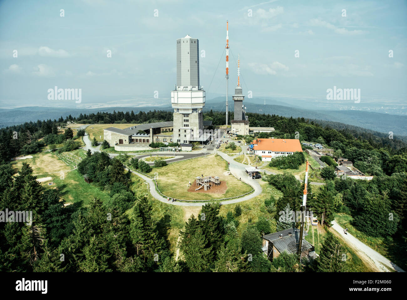 Germany, Hesse, Schmitten, Grosser Feldberg, aerial view Stock Photo ...
