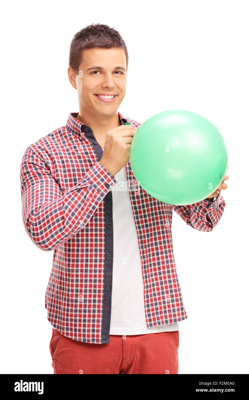 Blowing up a balloon hi-res stock photography and images - Alamy