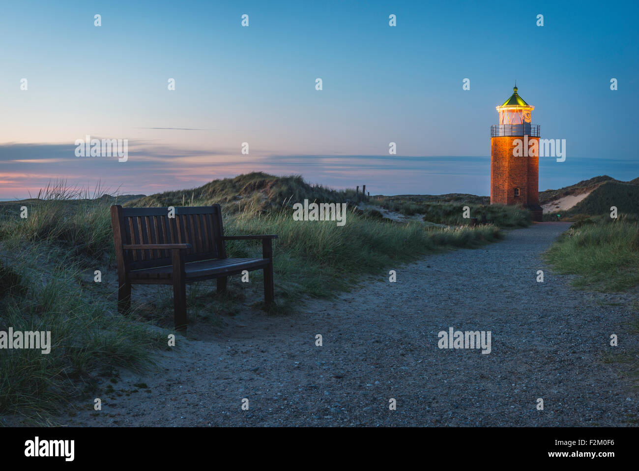 Germany, Sylt, Kampen, view to cross light Stock Photo - Alamy