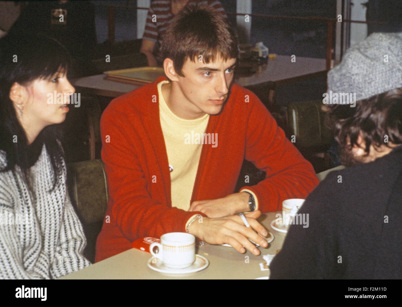 THE JAM UK rock group member Paul Weller about 1980 Stock Photo - Alamy