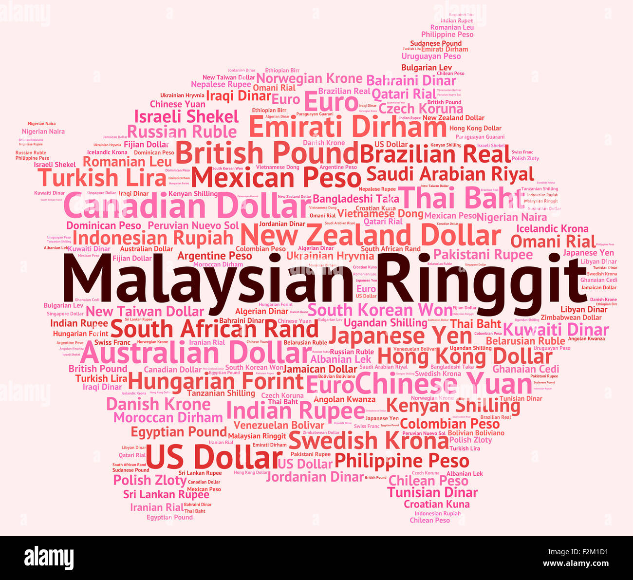 Malaysian Ringgit Indicating Foreign Exchange And Words Stock Photo - Alamy