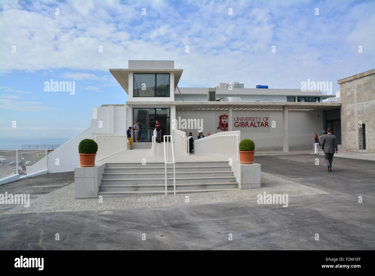 Gibraltar. 21st September, 2015. Minister for Education Gilbert Licudi ...