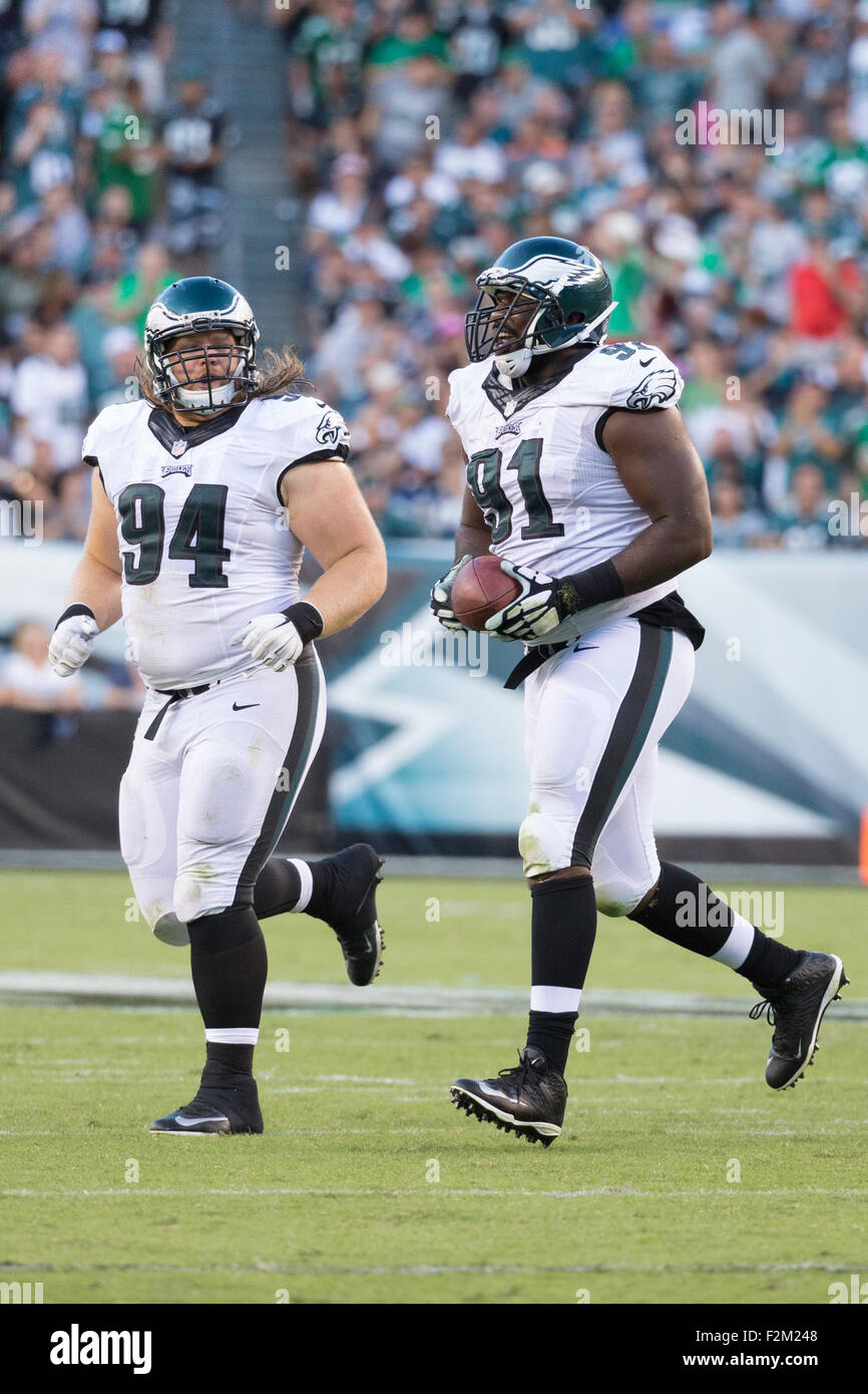 September 20, 2015: Philadelphia Eagles defensive end Fletcher Cox (91 ...