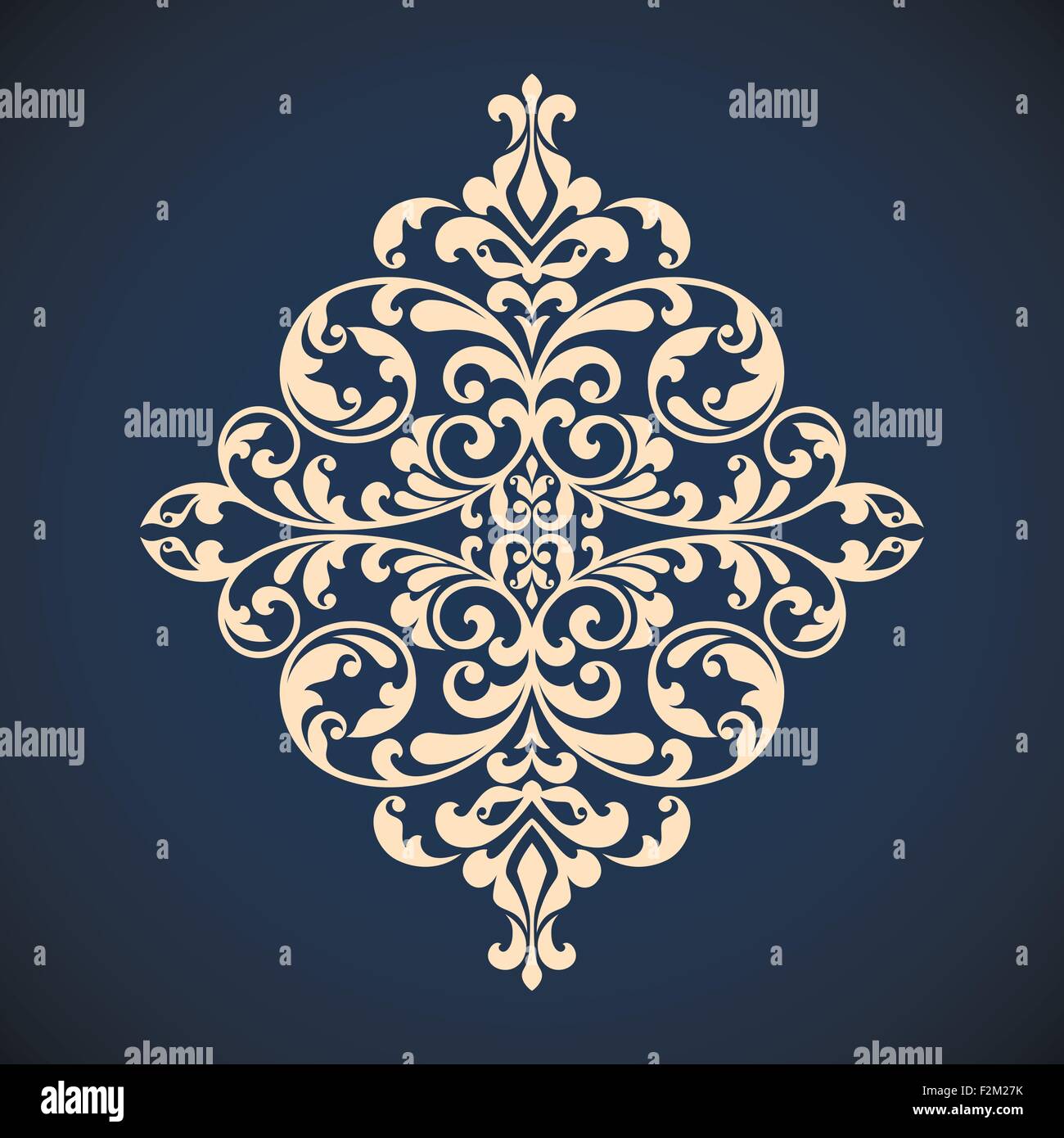 Dark blue ornamental pattern Stock Vector Images - Alamy