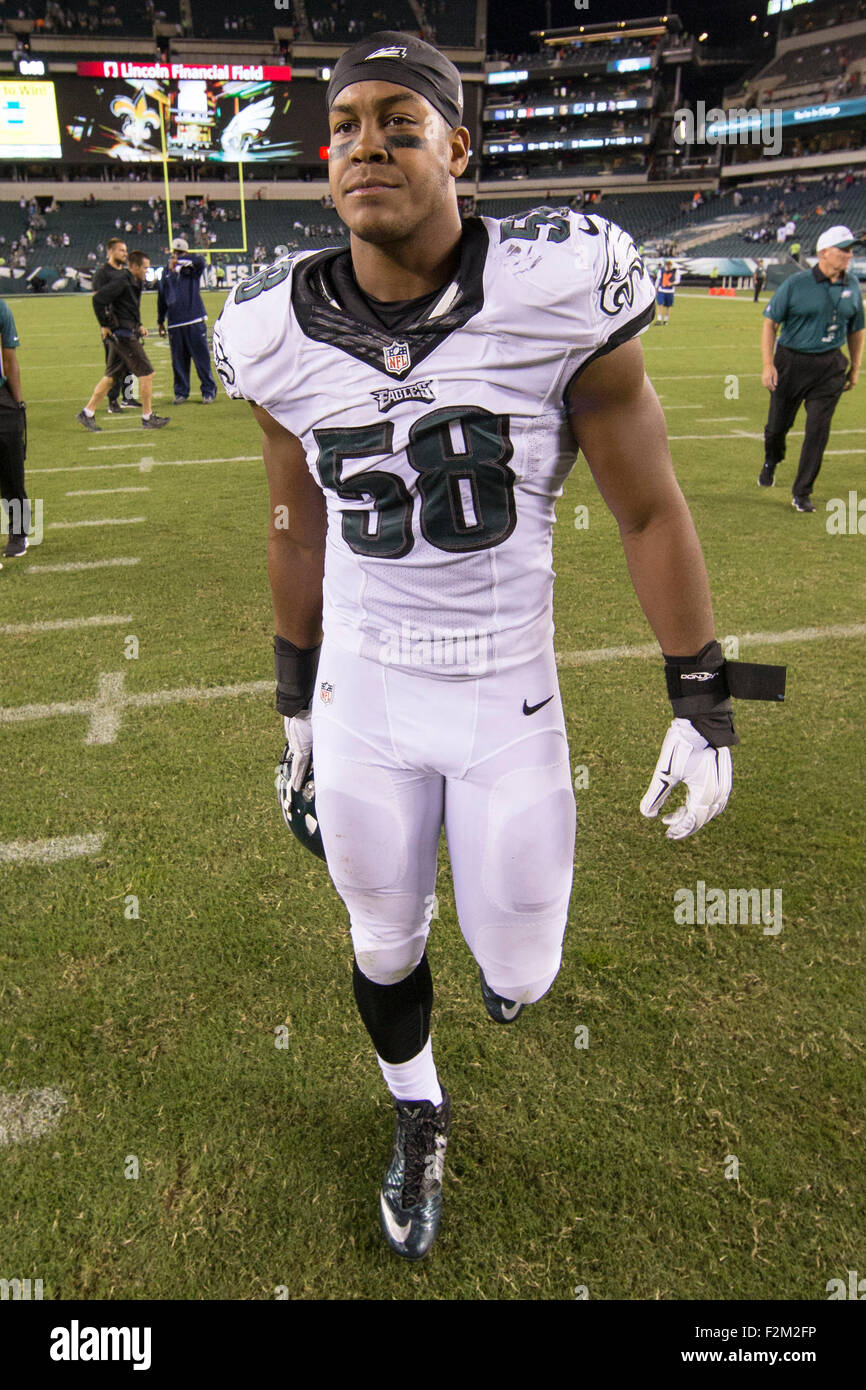 September 20, 2015: Philadelphia Eagles outside linebacker Jordan Hicks ...