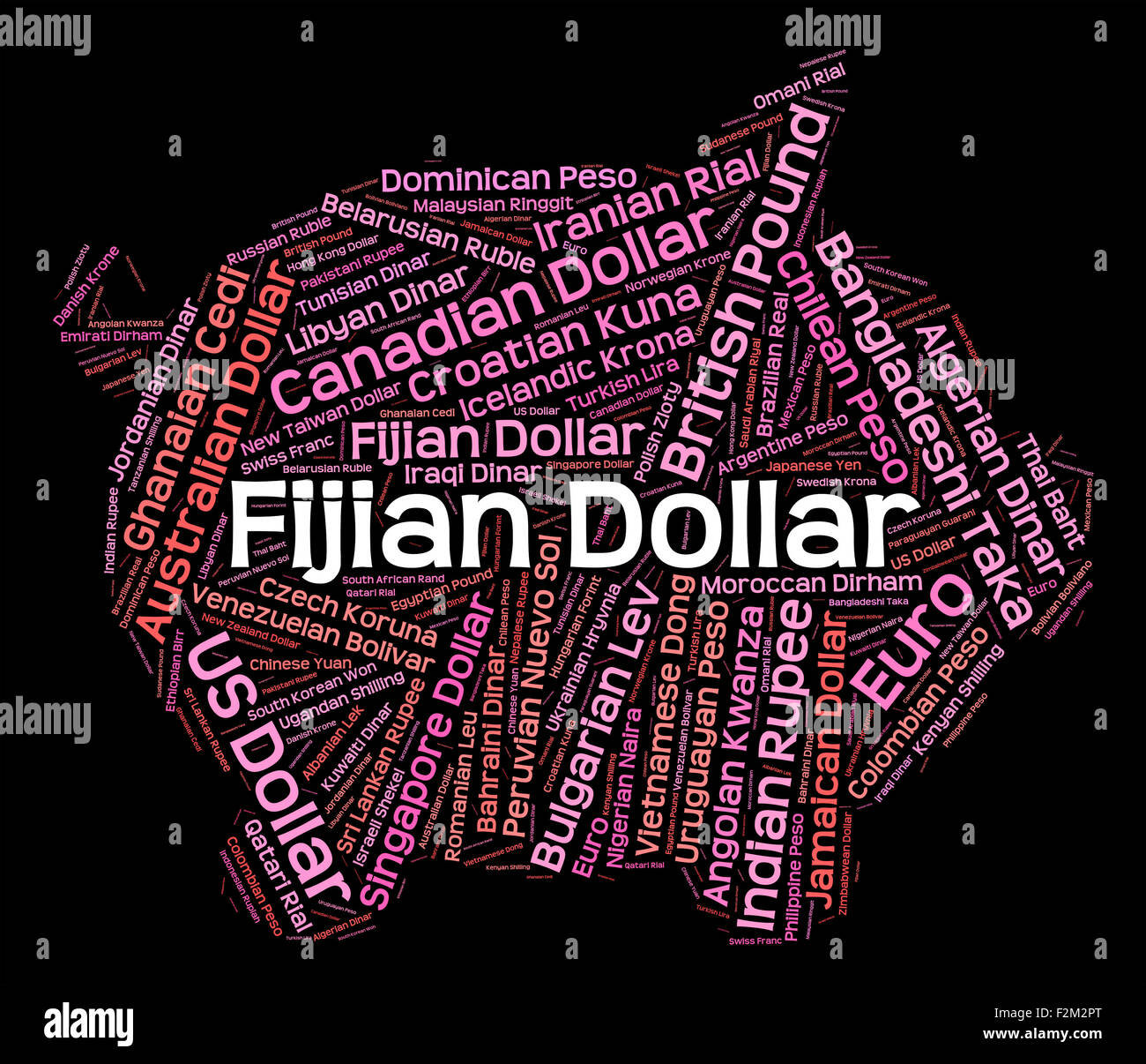 Fijian Dollar Representing Foreign Exchange And Word Stock Photo - Alamy