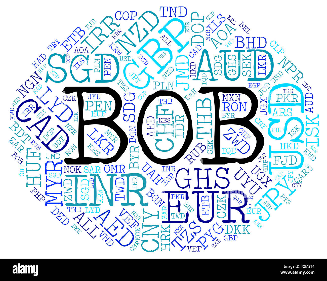 Bob Currency Representing Bolivian Boliviano And Foreign Stock Photo ...