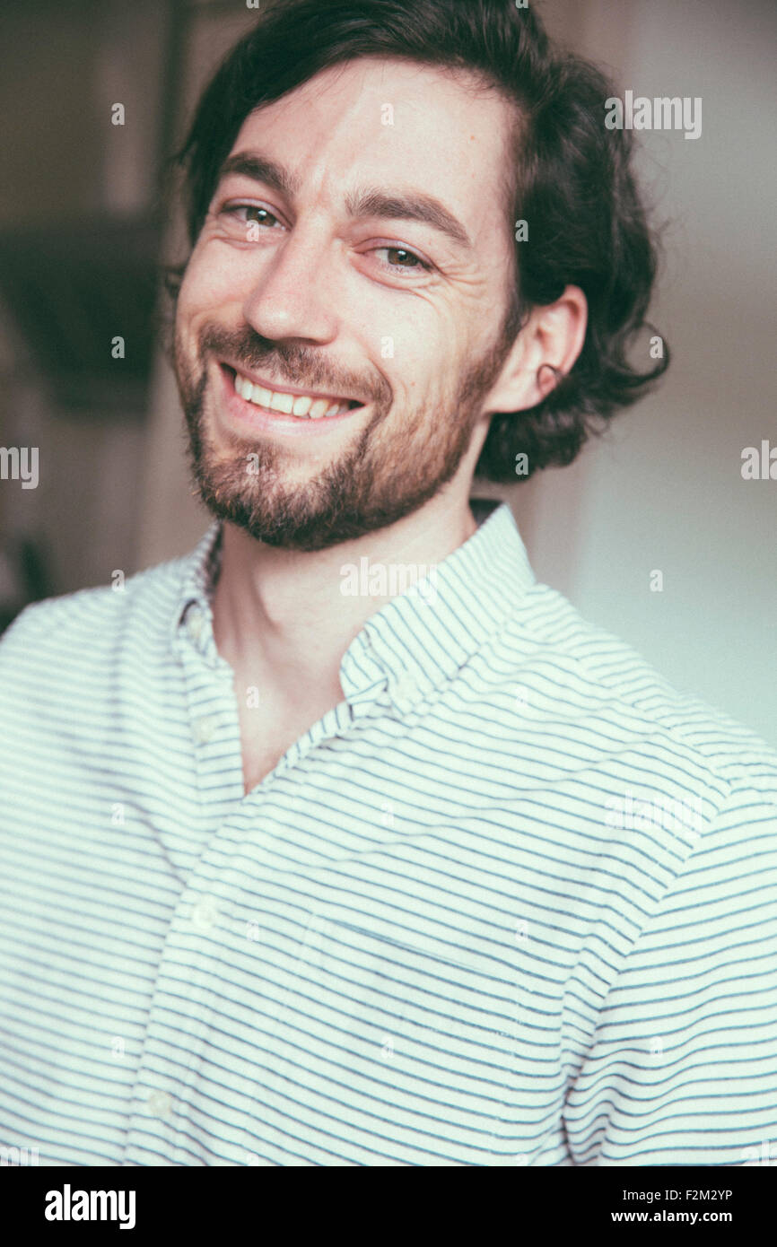 Bearded mans face hi-res stock photography and images - Alamy