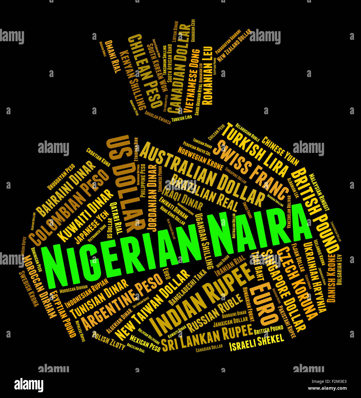 Nigerian Naira Representing Currency Exchange And Word Stock Photo - Alamy