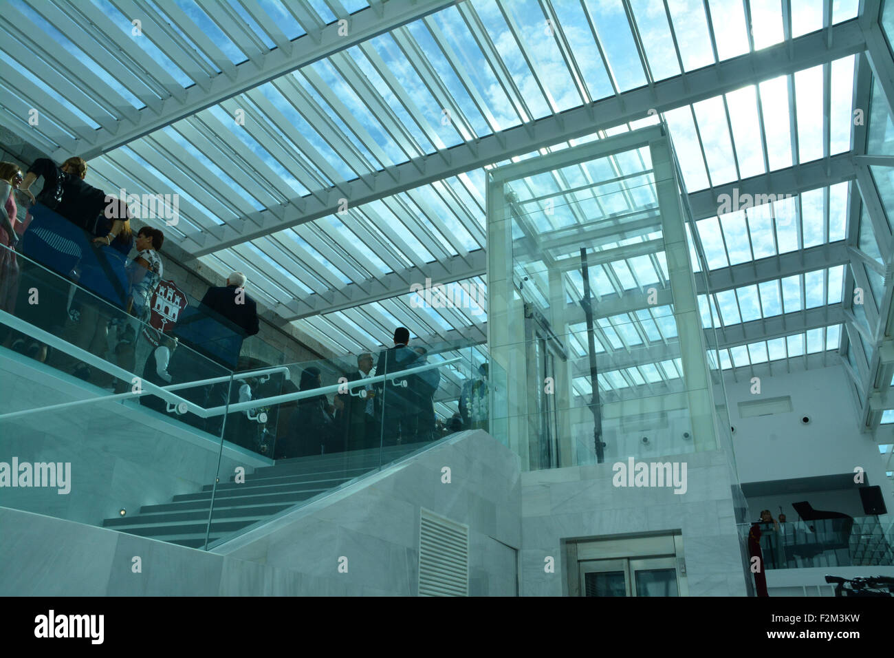 Gibraltar. 21st September, 2015. Minister for Education Gilbert Licudi ...