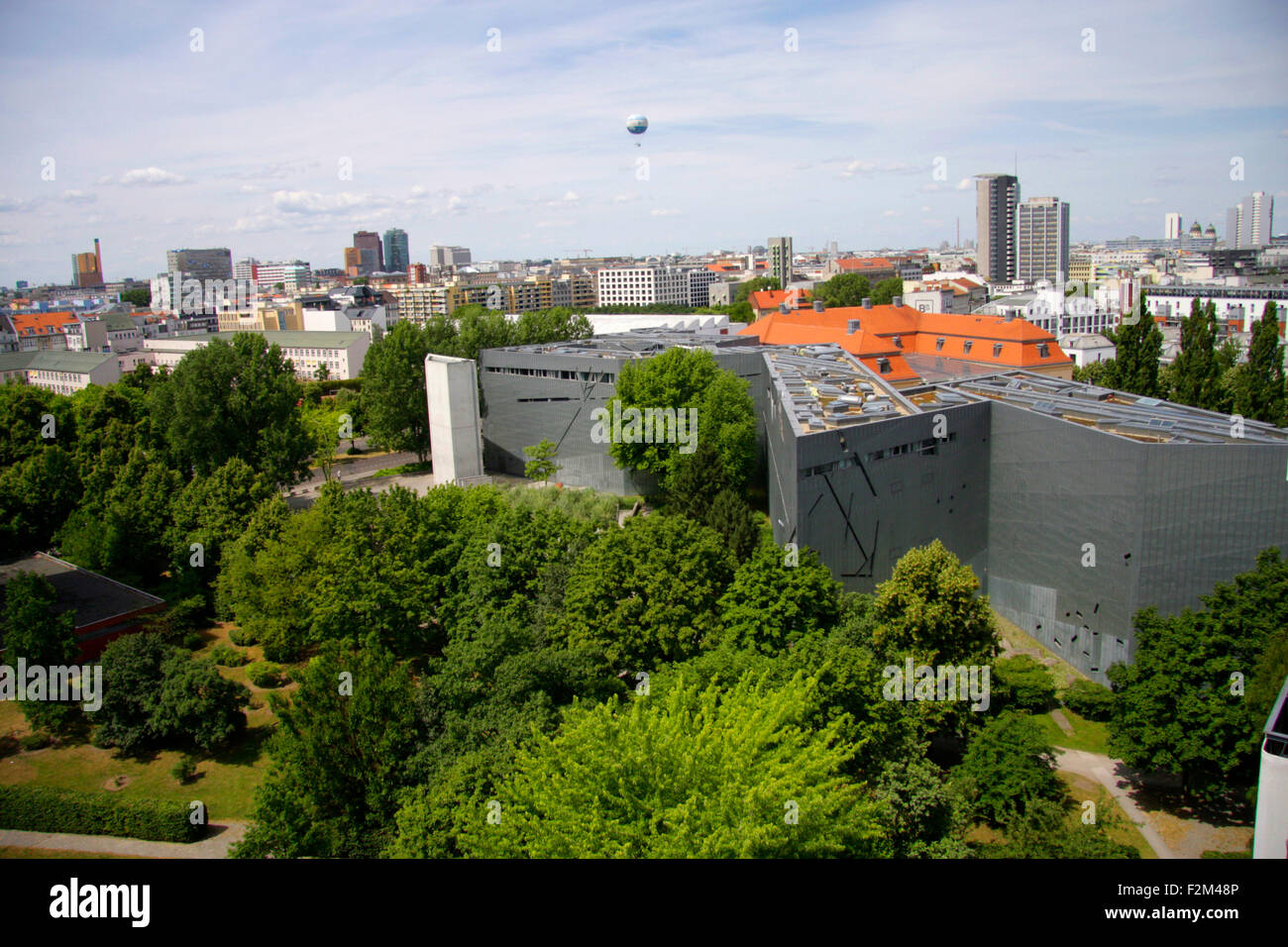 Luftbild: juedisches Museum, Berlin-Kreuzberg Stock Photo - Alamy