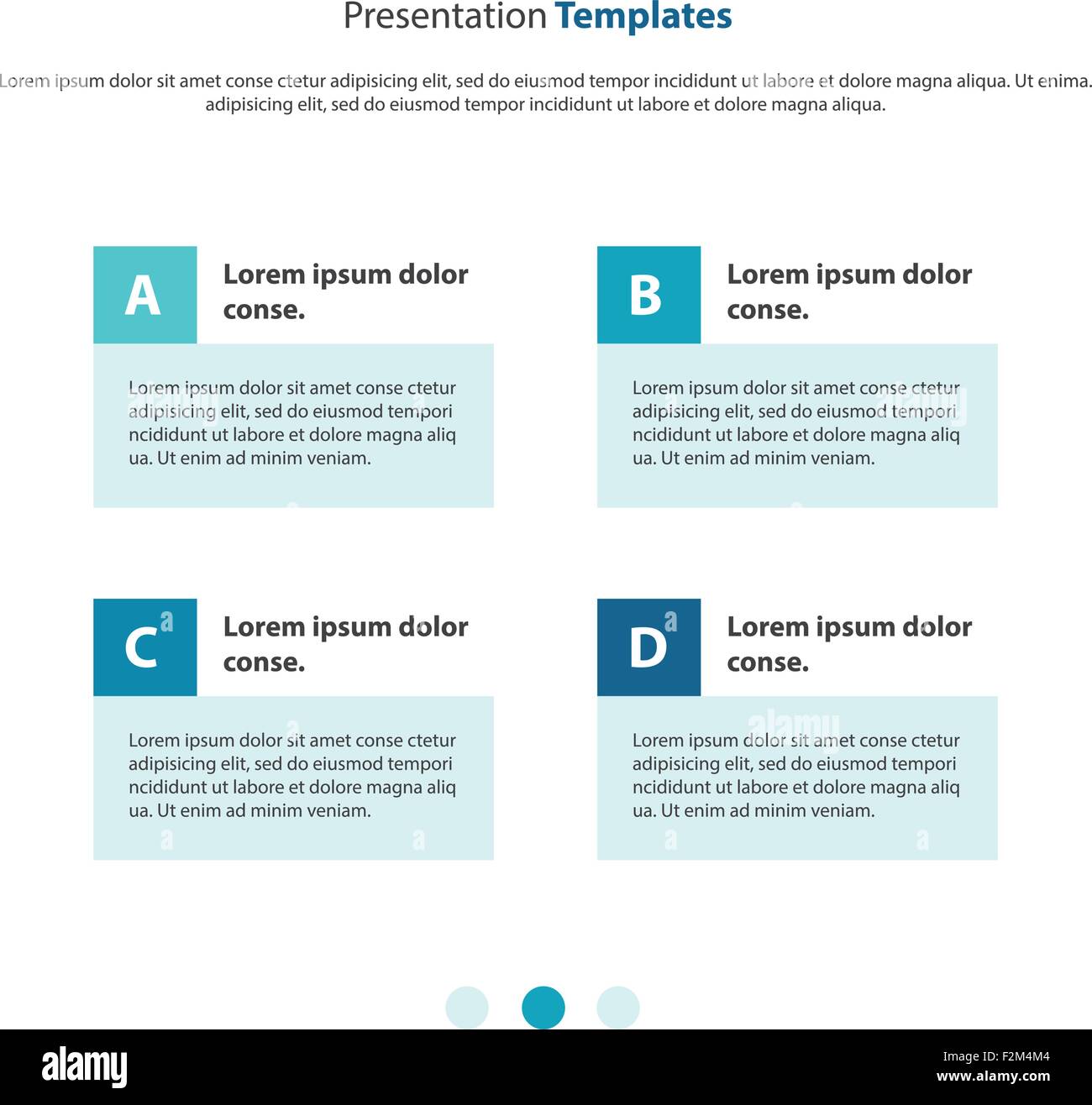 Presentation template column design Stock Vector Image & Art - Alamy