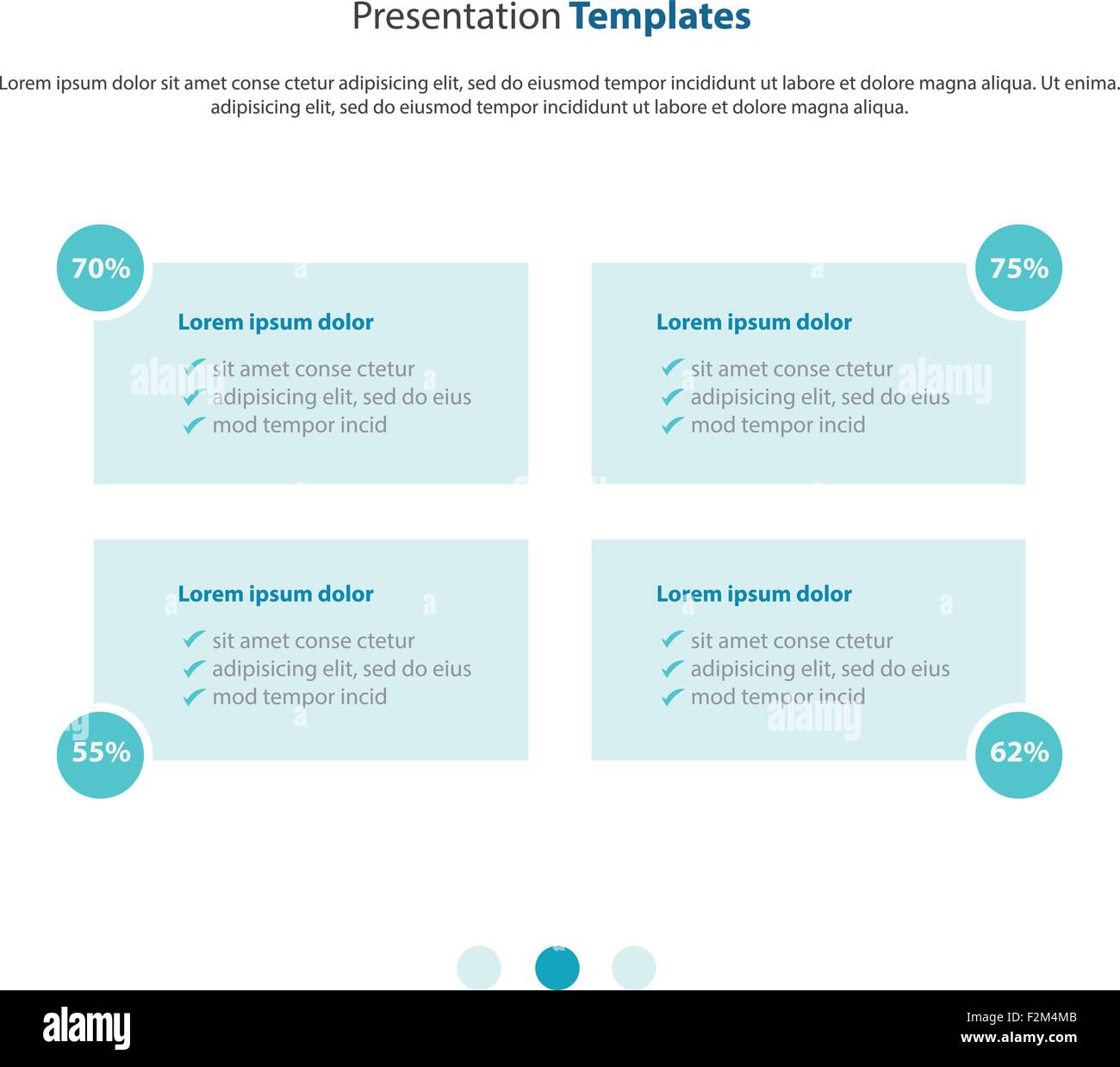 Presentation and infographic template column design Stock Vector Image ...