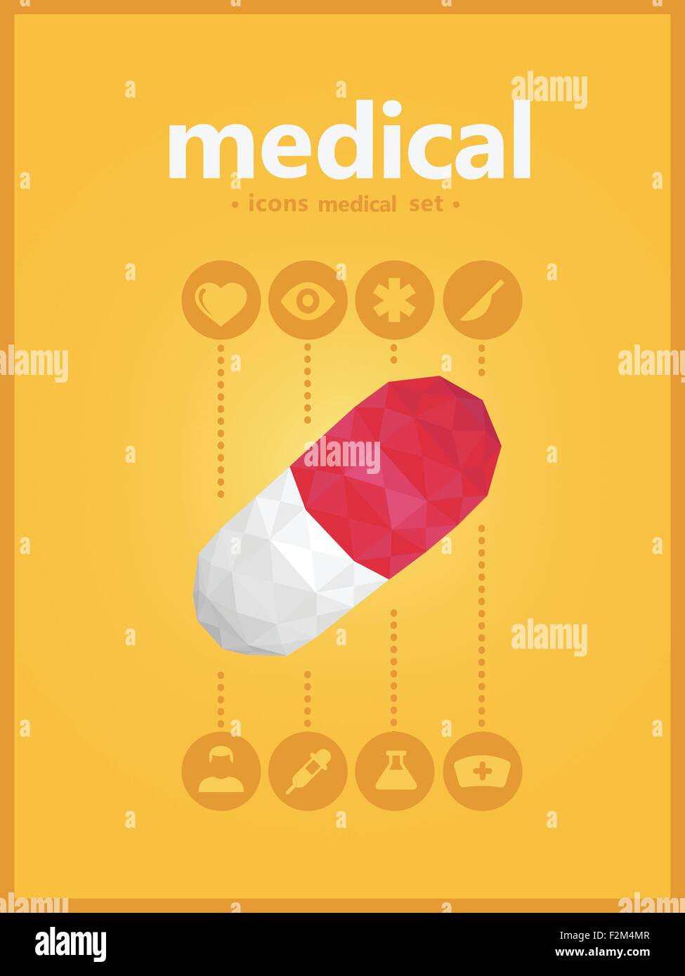 Polygon heart set Stock Vector Images - Alamy