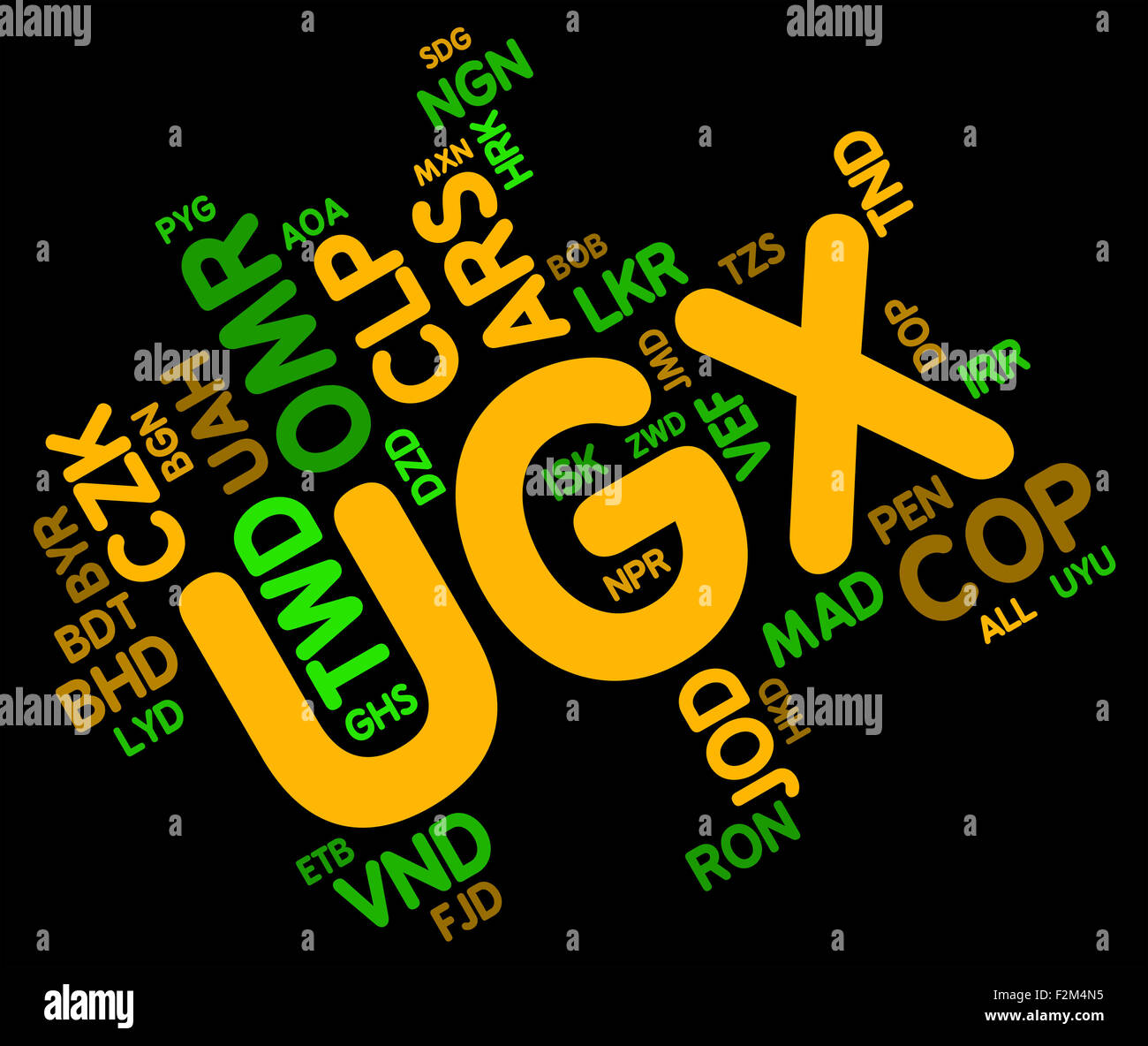 Ugx Currency Representing Forex Trading And Currencies Stock Photo - Alamy