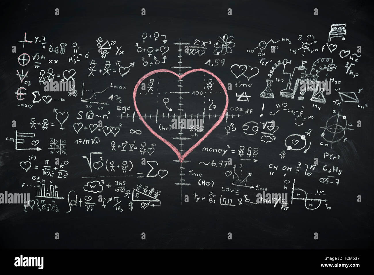 Formula of Love Stock Photo - Alamy
