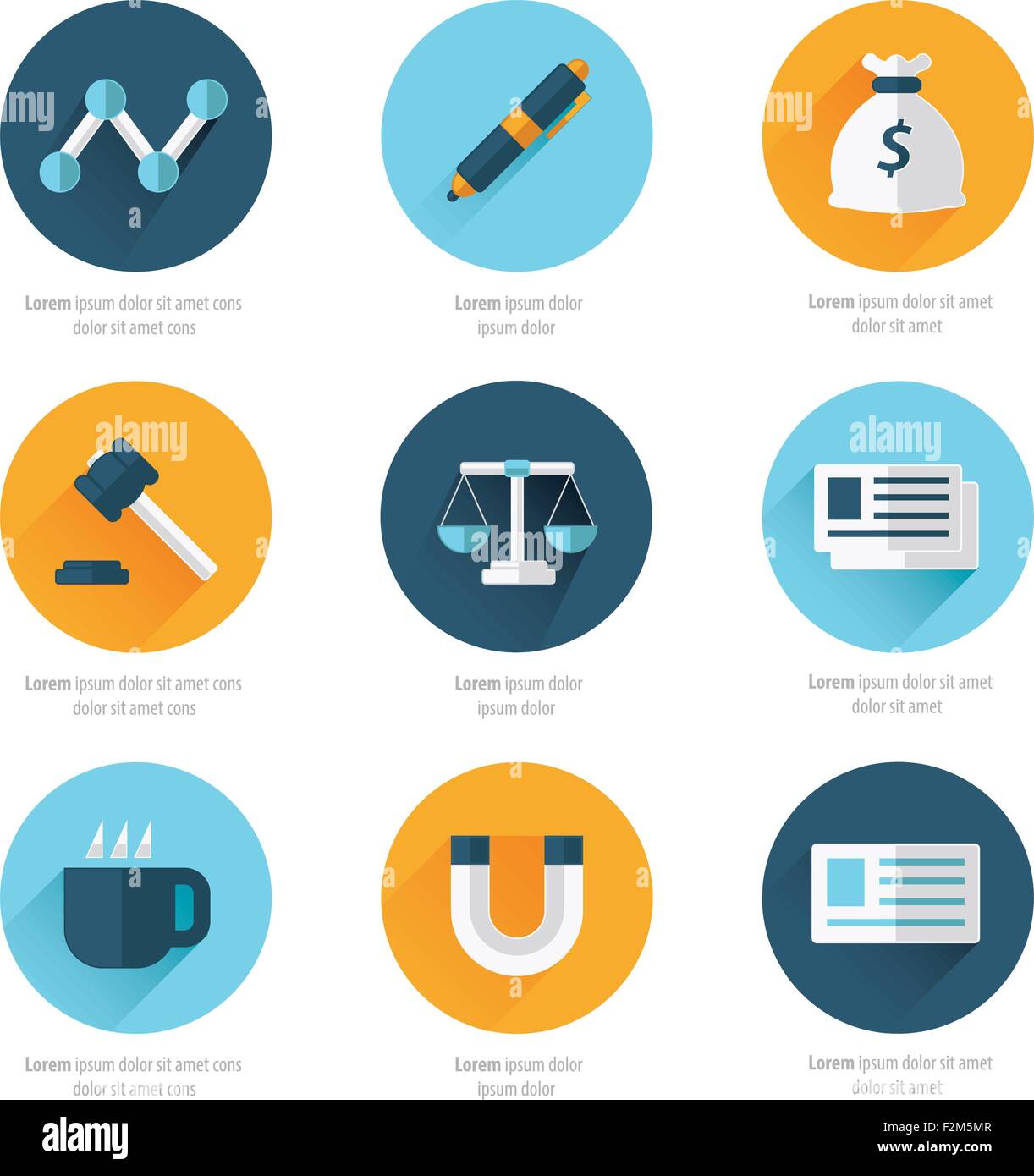 Modern flat icons vector collection Stock Vector Image & Art - Alamy