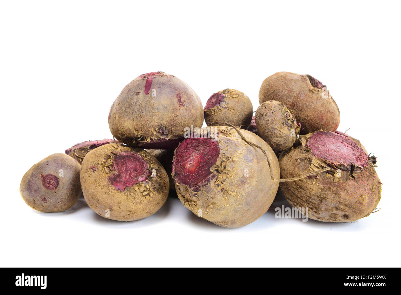 raw beetroot isolated on white background Stock Photo - Alamy