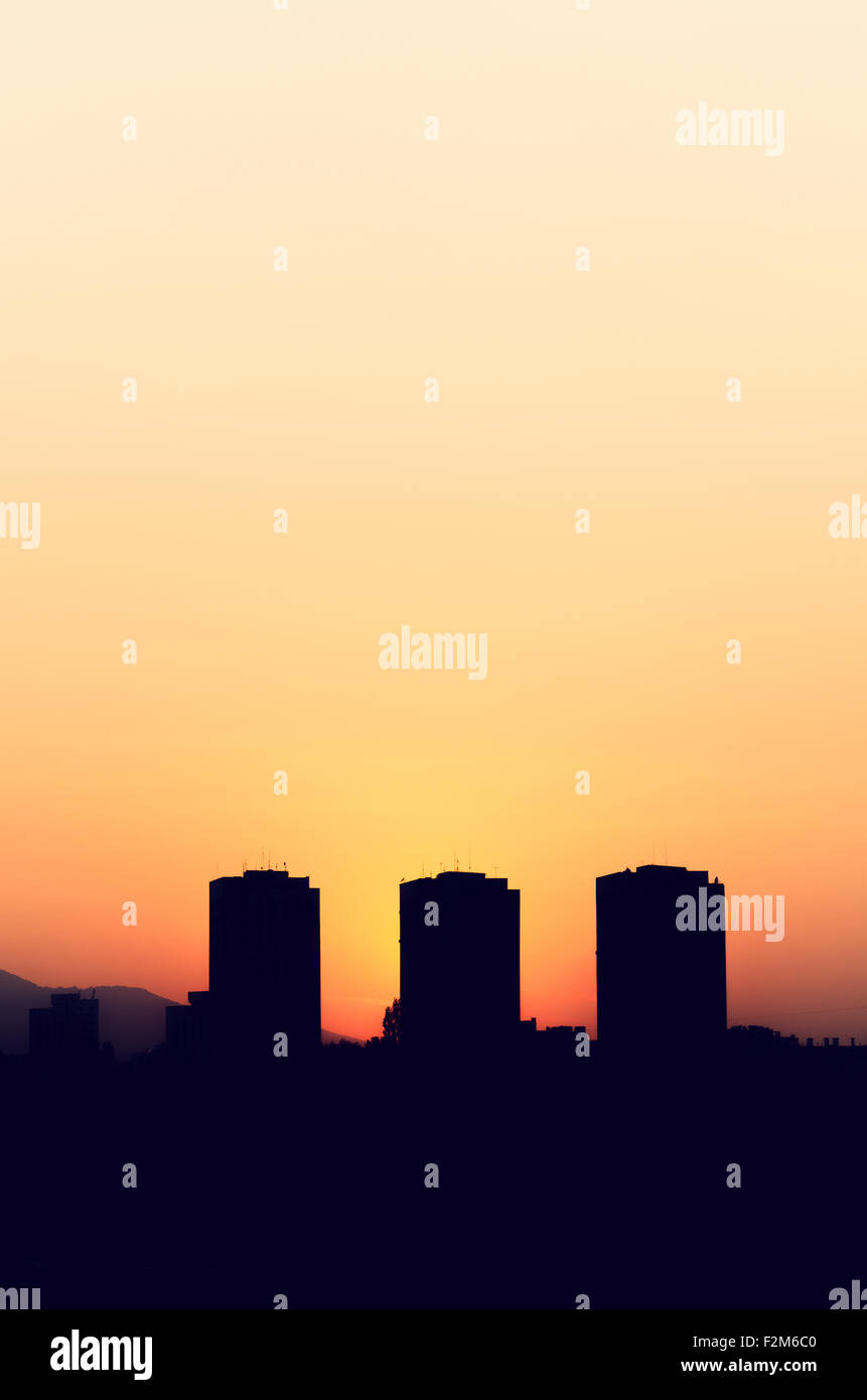 The three towers Stock Photo - Alamy