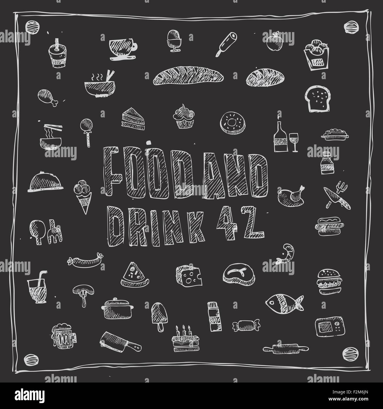 Food products bread water Stock Vector Images - Alamy