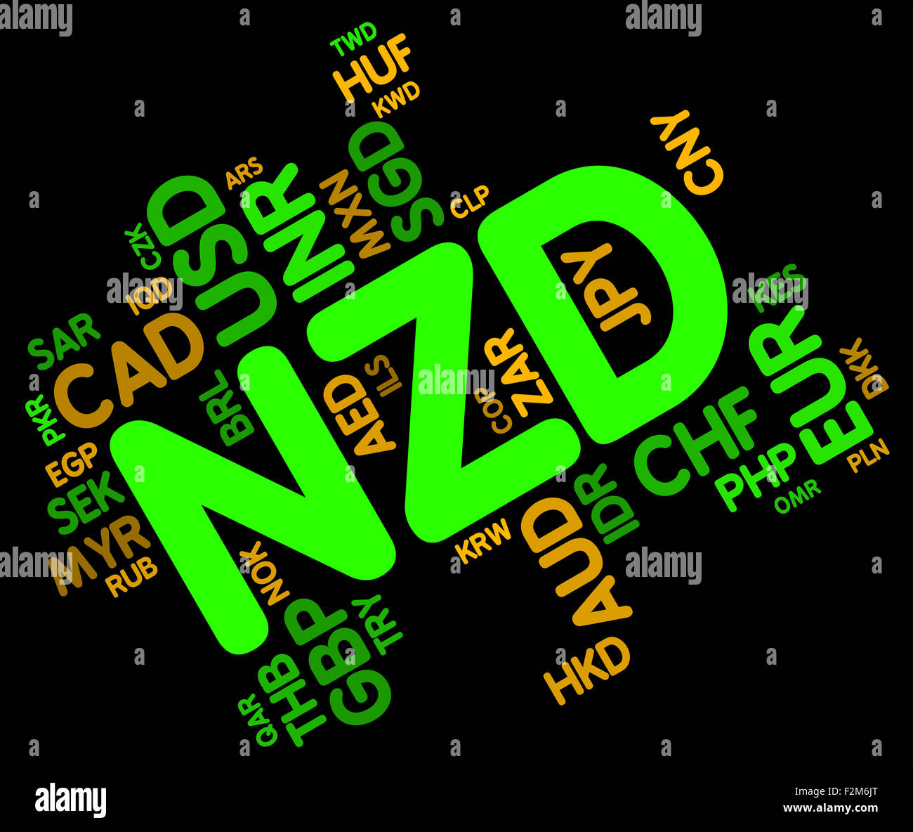 Nzd Currency Showing New Zealand Dollar And New Zealand Dollar Stock ...