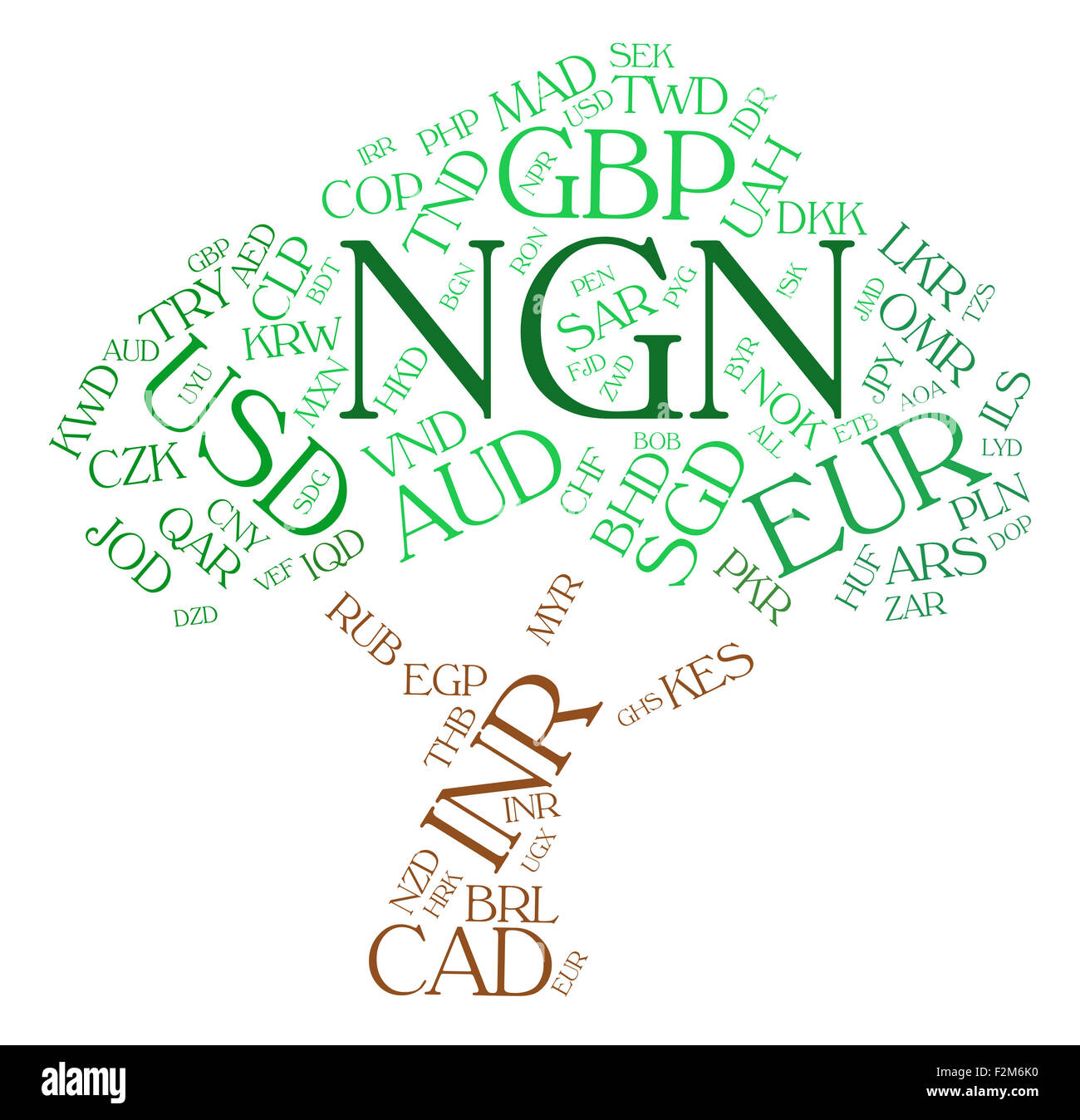 Ngn Currency Indicating Nigeria Nairas And Banknote Stock Photo - Alamy