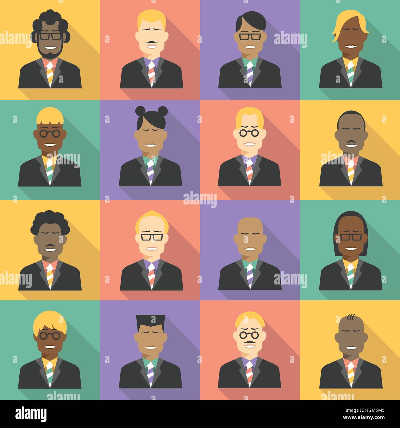 Office team icon cartoon style hi-res stock photography and images - Alamy