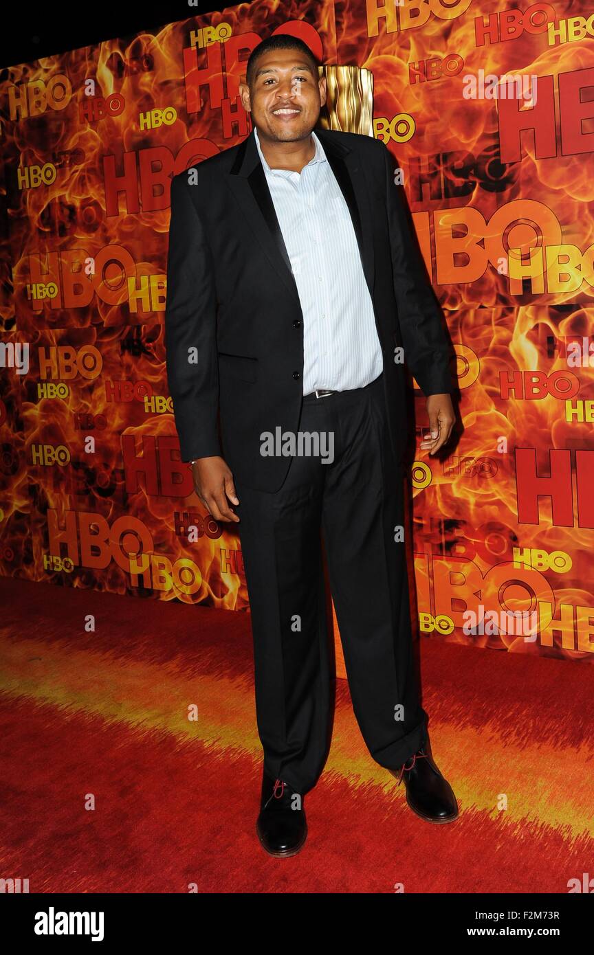 Los Angeles, CA, USA. 20th Sep, 2015. Omar Benson Miller at the after ...