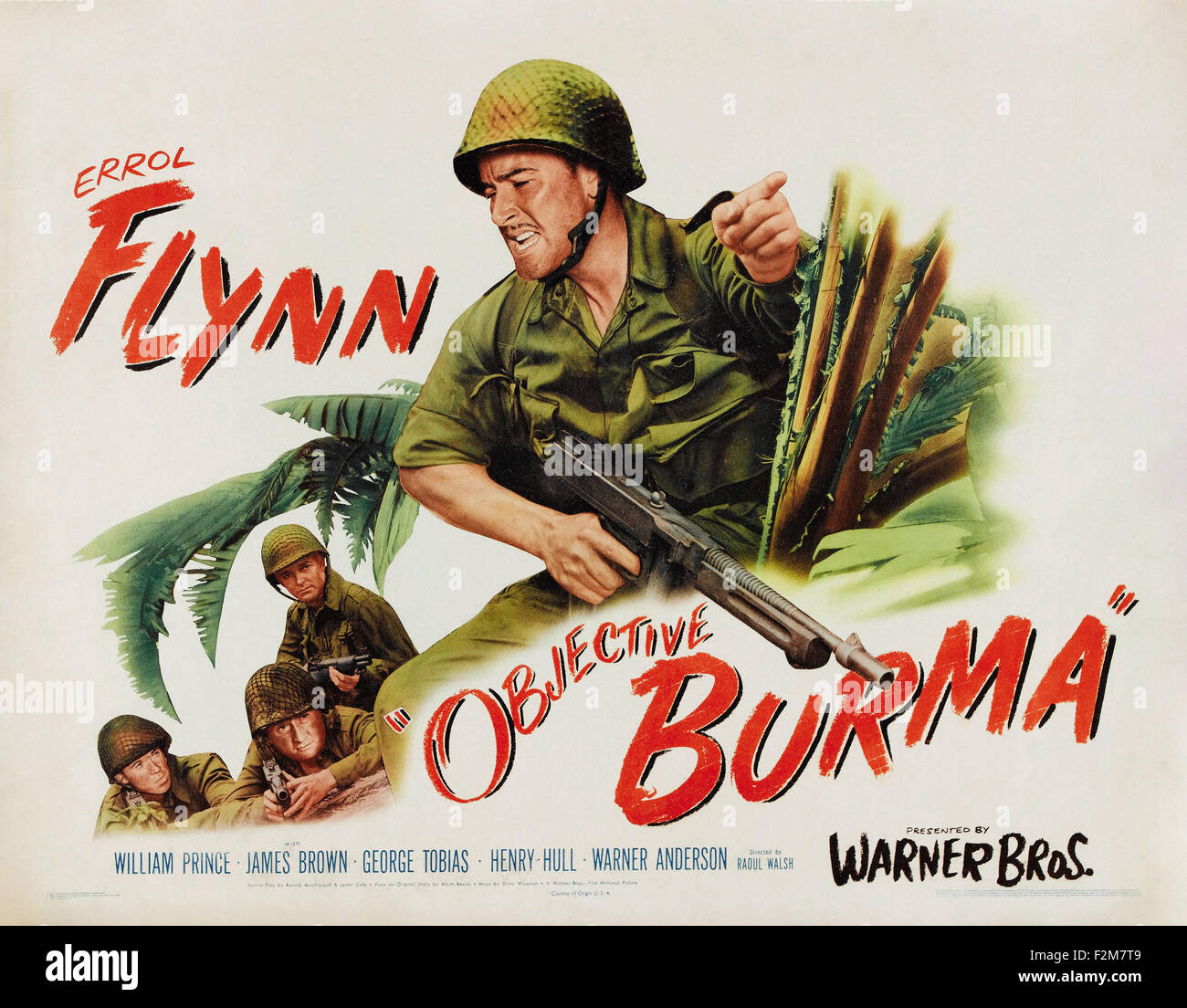 Objective, Burma - Movie Poster Stock Photo - Alamy