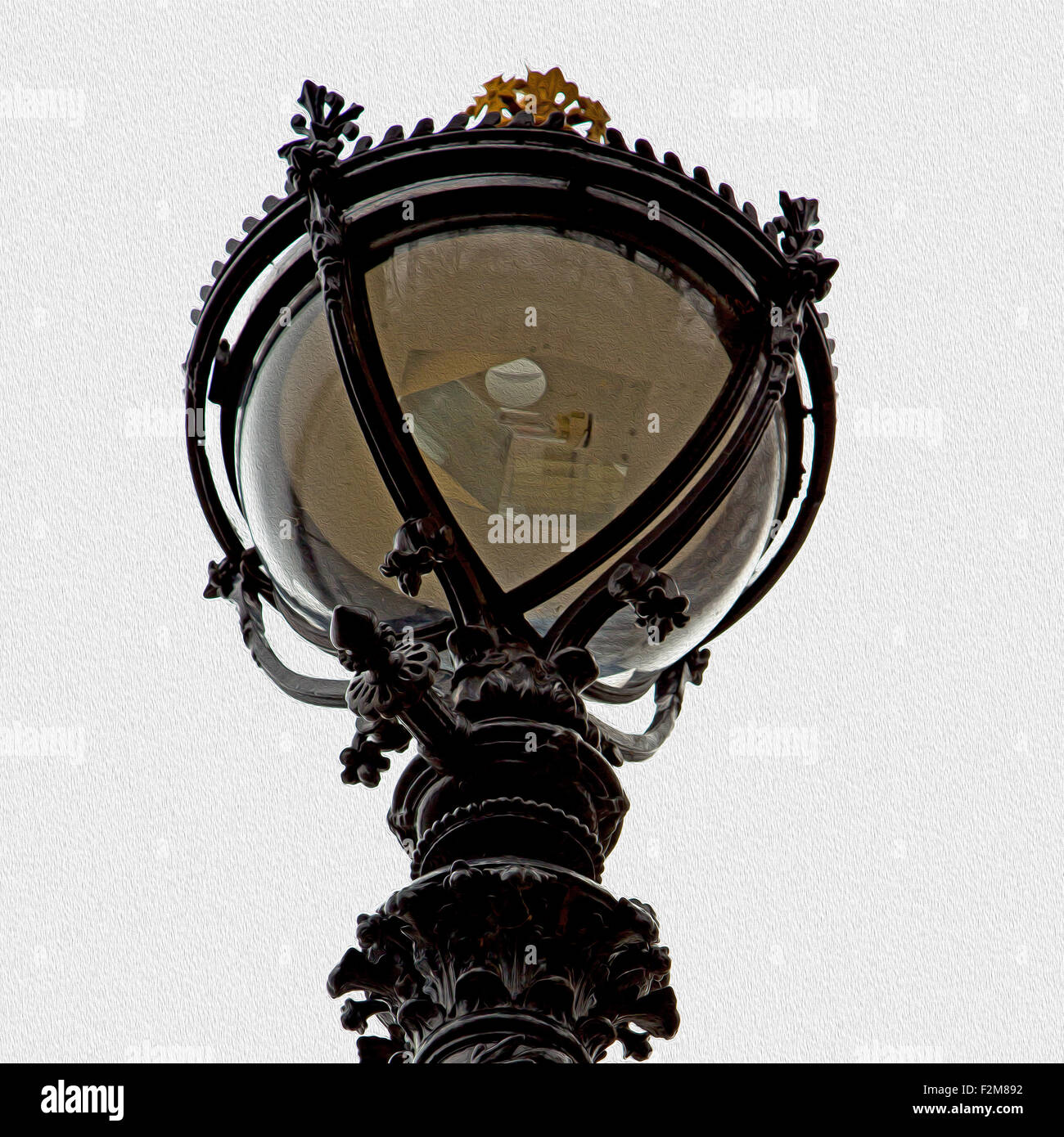 europe in the sky of london lantern and abstract illumination Stock ...