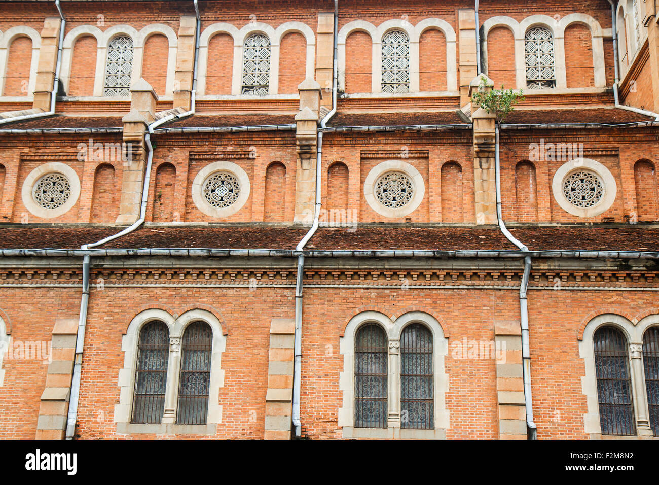Iron Window on brick wall Stock Photo - Alamy
