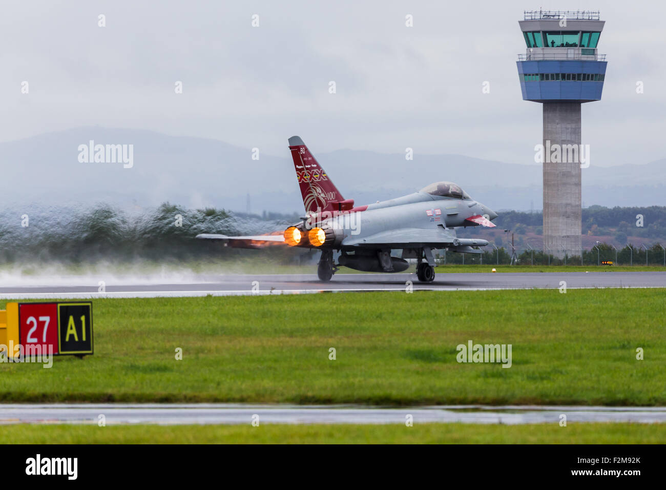 Eurofighter typhoon takeoff runway hi-res stock photography and images ...