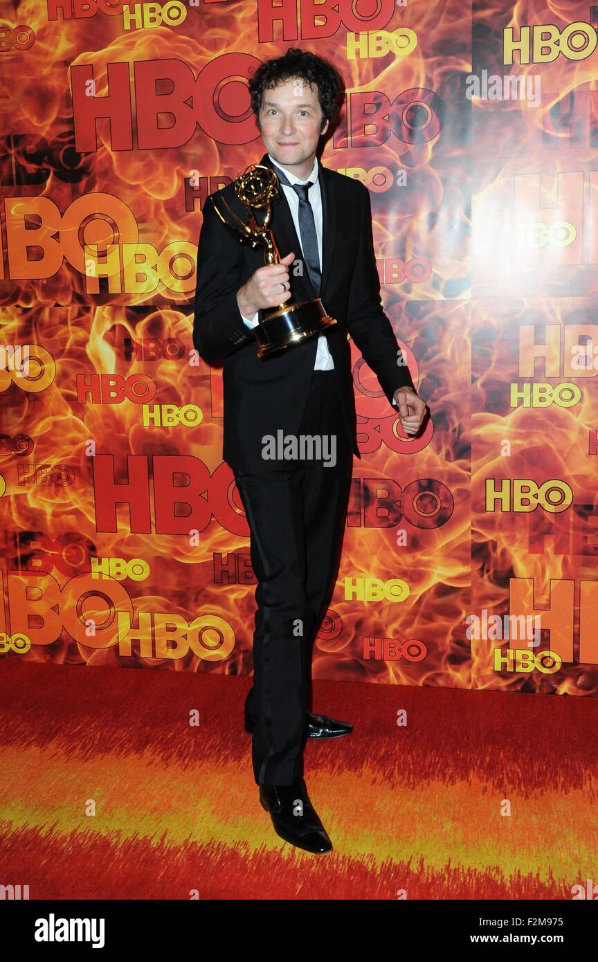 Los Angeles, CA, USA. 20th Sep, 2015. Chris Addison at the after-party ...