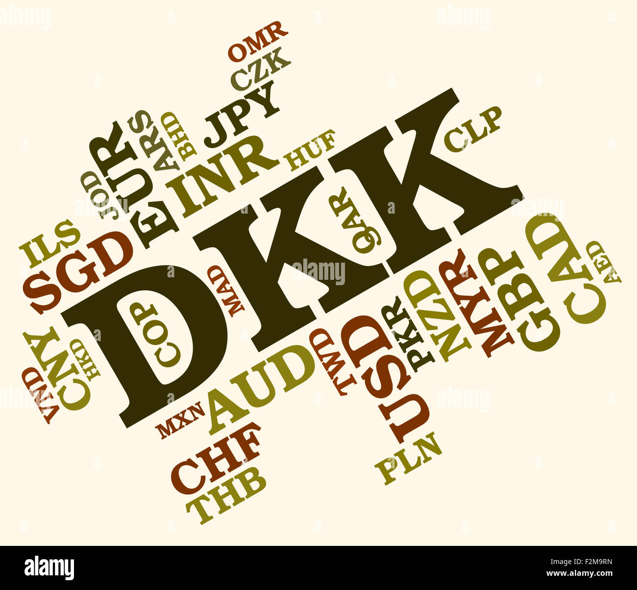 Dkk Currency Indicating Foreign Exchange And Broker Stock Photo - Alamy