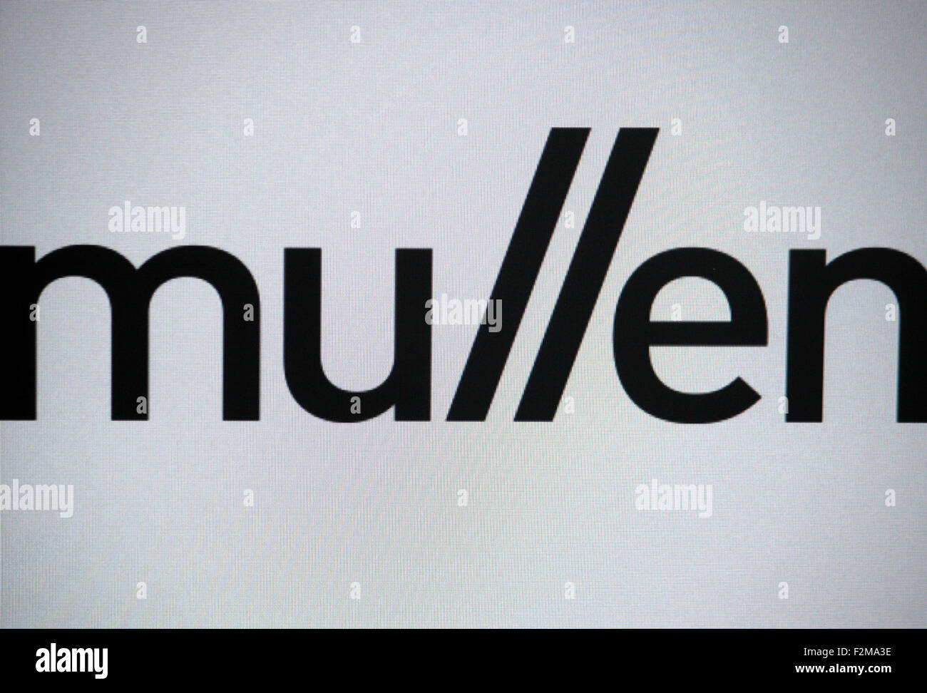Markenname: "Mullen", Berlin Stock Photo - Alamy