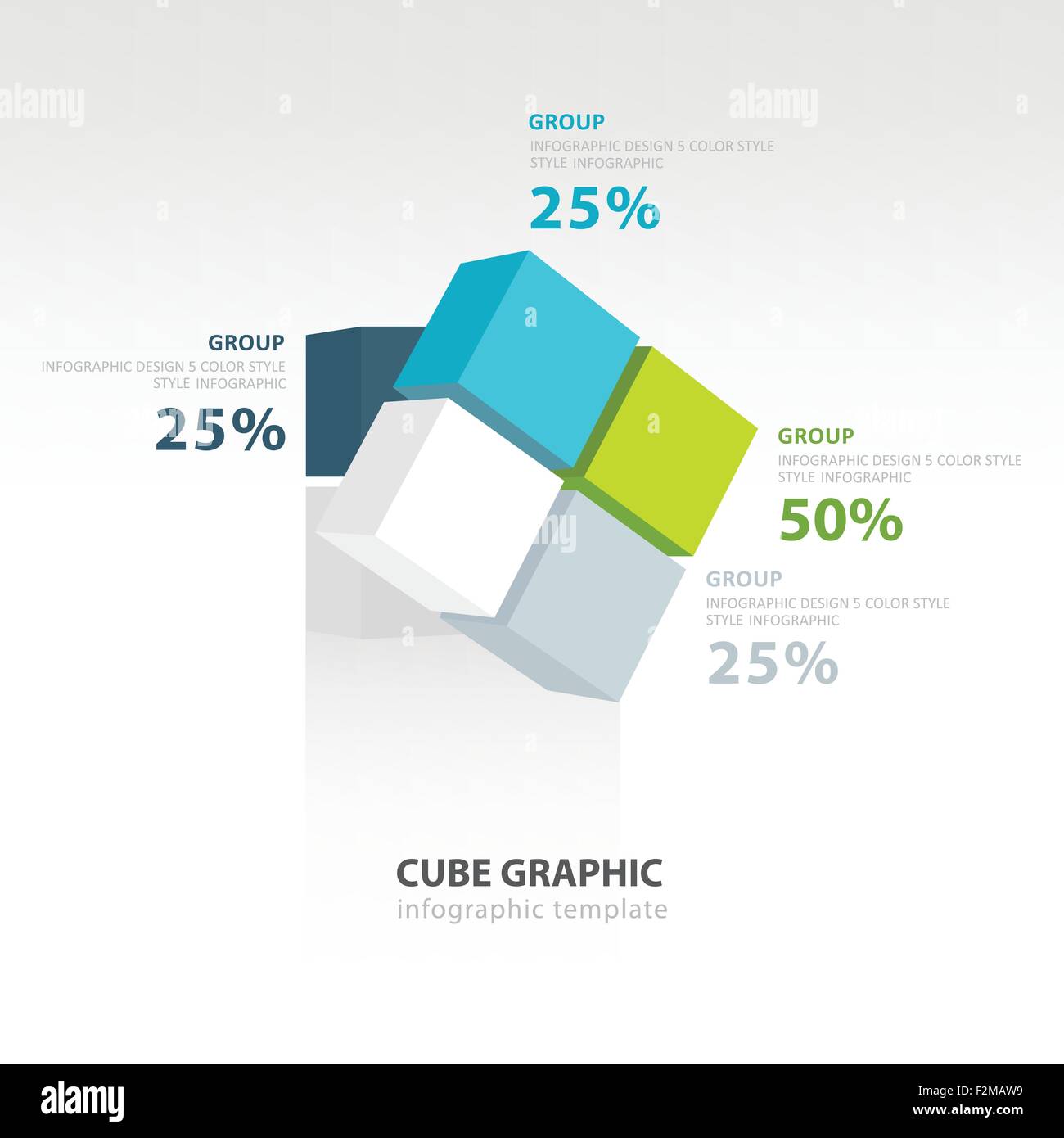 rotate cube infographic template Stock Vector Image & Art - Alamy