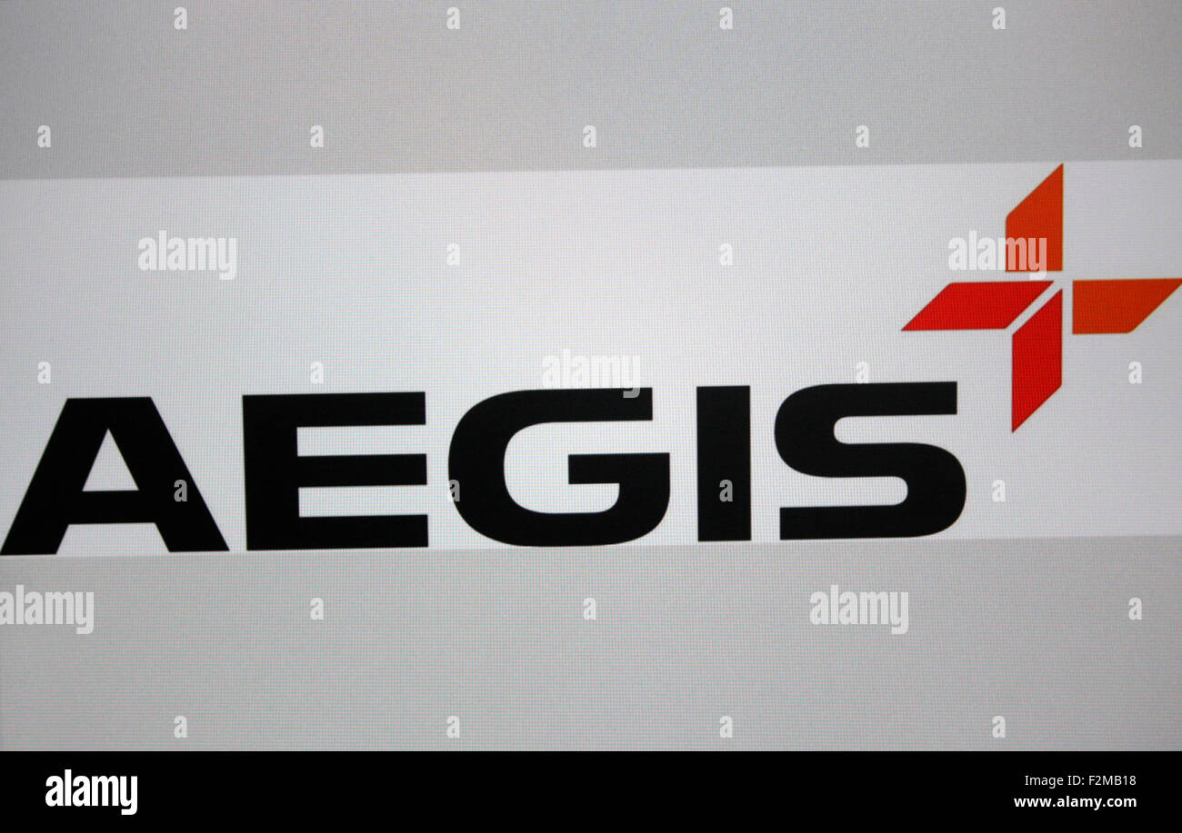 Aegis logo hi-res stock photography and images - Alamy