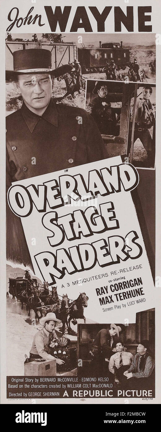 Overland Stage Raiders - Movie Poster Stock Photo - Alamy