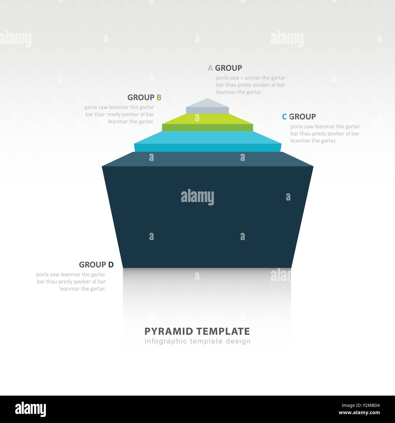 pyramid infographic template design Stock Vector Image & Art - Alamy