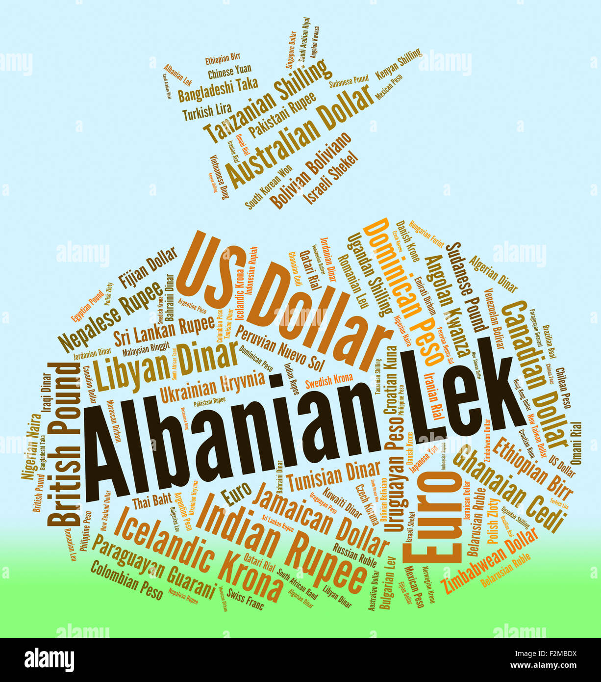 Albanian Lek Indicating Foreign Currency And Leks Stock Photo - Alamy